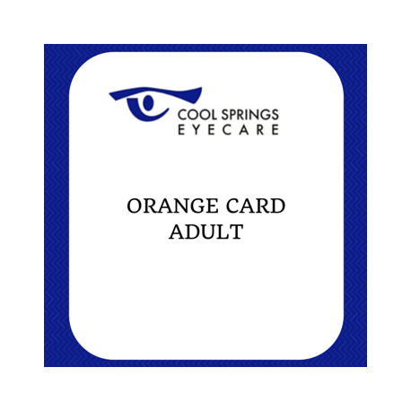 Orange Card Adult Front - Doctors Help Doctors